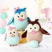 Owl Family Knitting Pattern - Toy Birds - PDF Download - Etsy