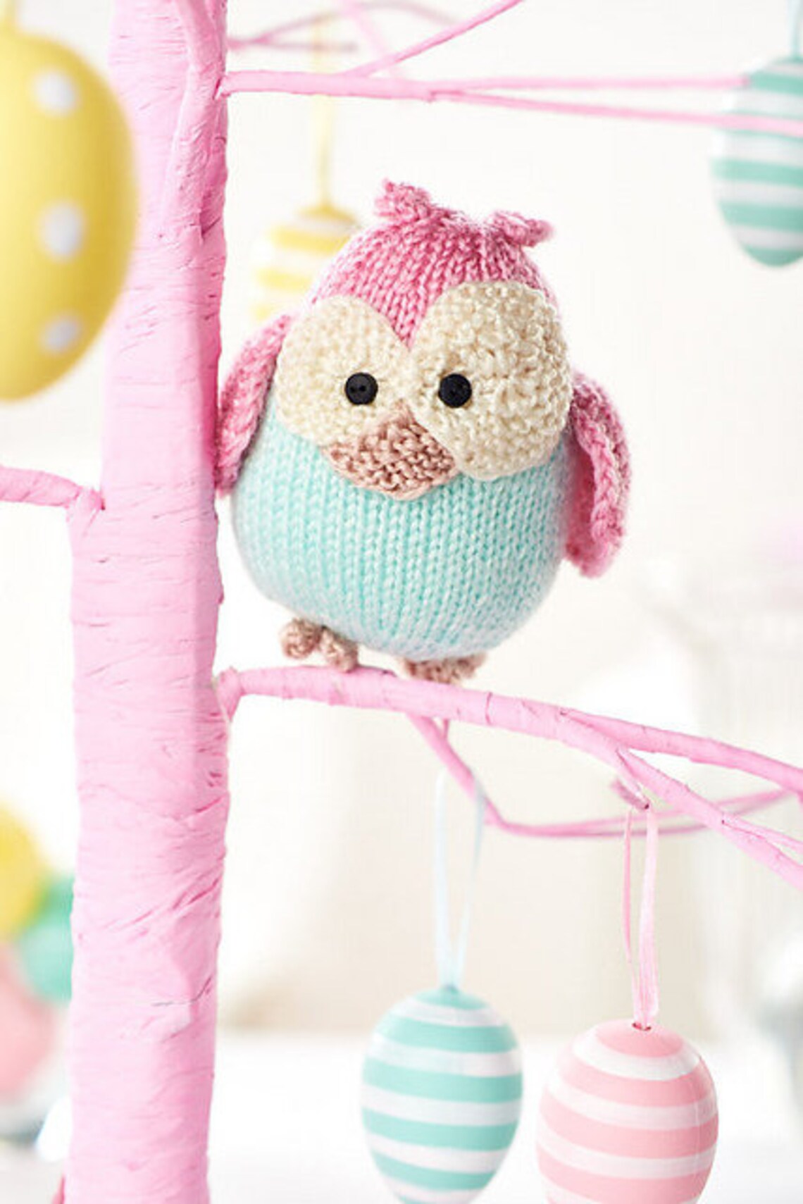 Owl Family toy knitting patterns | Etsy