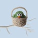 Chirpy Bird in a Basket Toy Knitting Patterns - Etsy