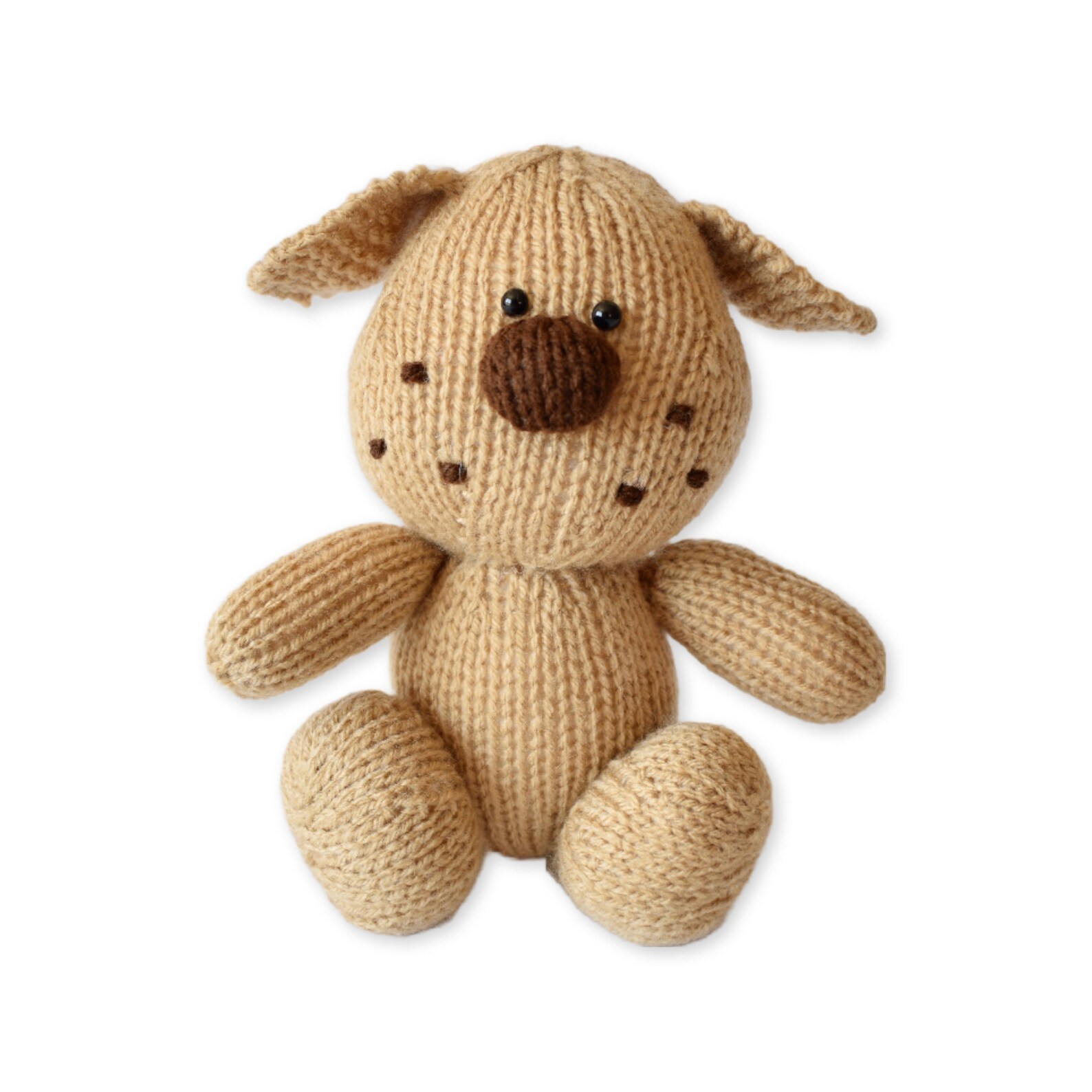 Bernie the Dog Toy Puppy Knitting Pattern - Etsy