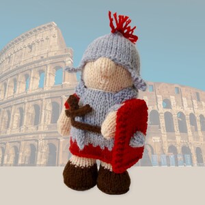 Knitting Pattern: "antonius" the Roman Soldier Doll Toy (PDF Digital ...