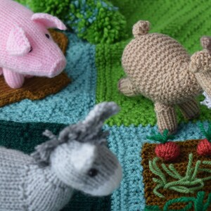 Patchwork Farm Play Set Toys Knitting Patterns PDF Digital Download ...
