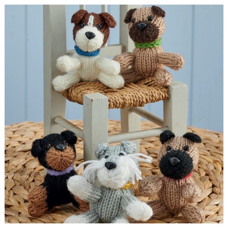 Pocket Dogs Toy Knitting Pattern - Etsy