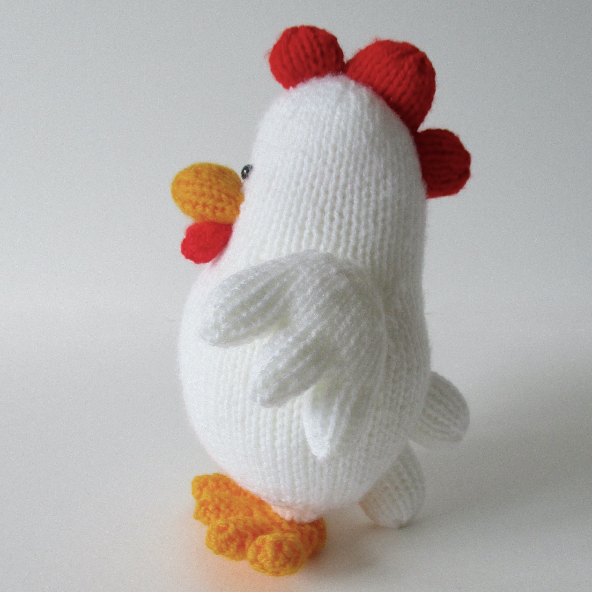 Cooper the Chicken Toy Knitting Pattern | Etsy Canada