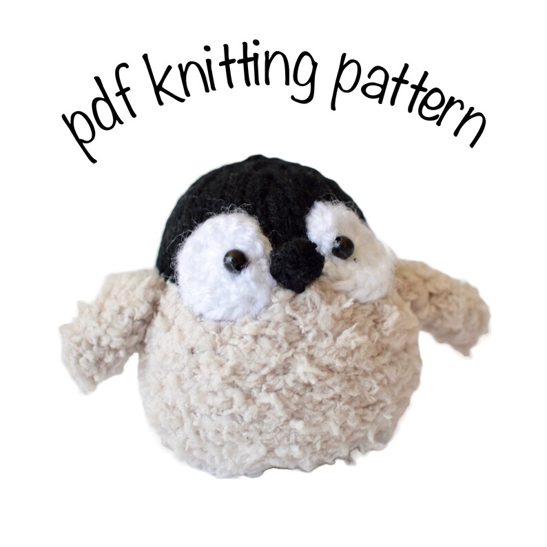 Baby Penguin Toy Knitting Pattern - Etsy