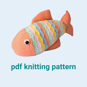 Tropical Fish Cushion Knitting Pattern - Etsy