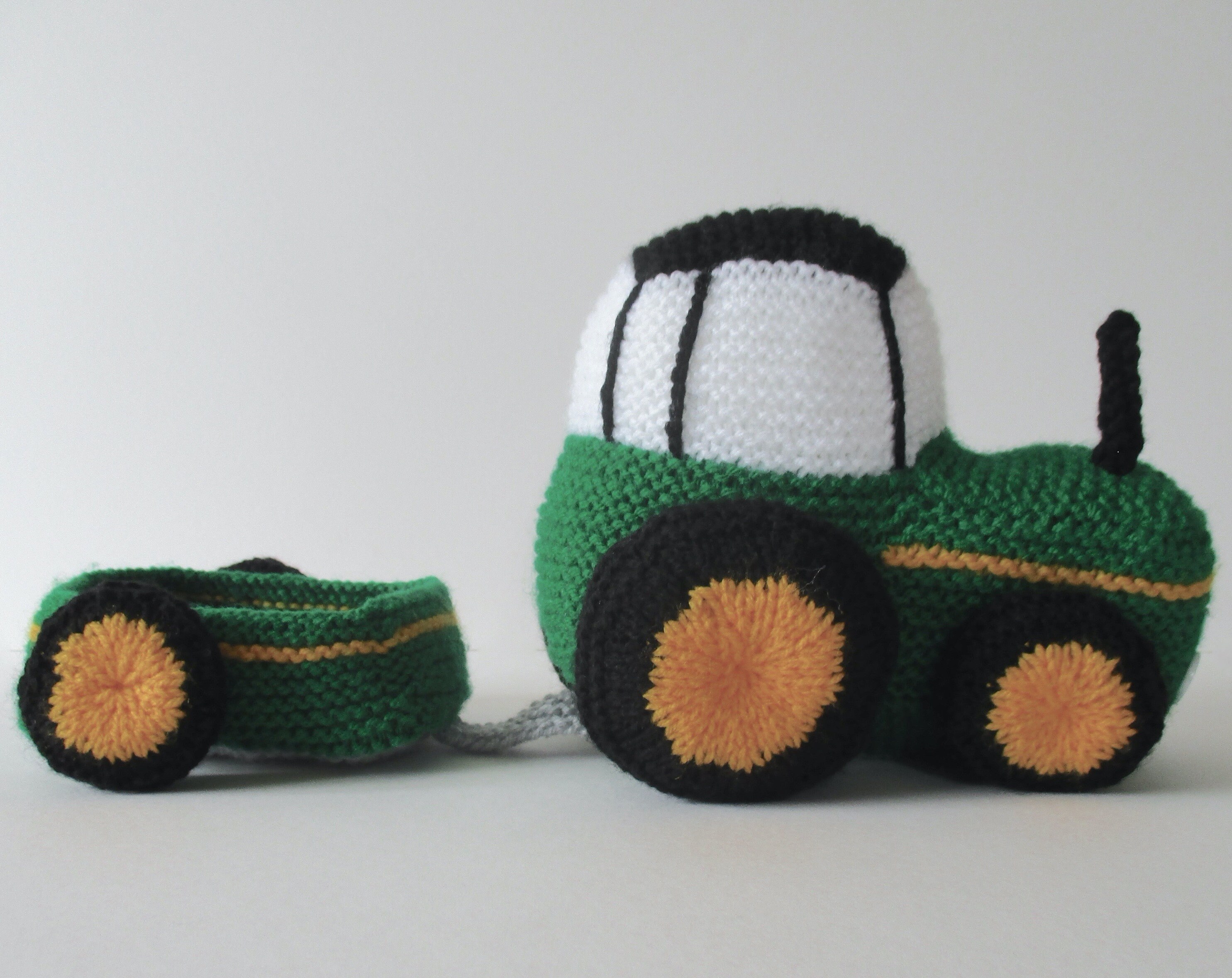 Tractor Knitting Pattern | Etsy