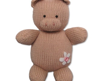 Pig Toy Knitting Pattern PDF Legs, Egg Cozy & Finger Puppet ...