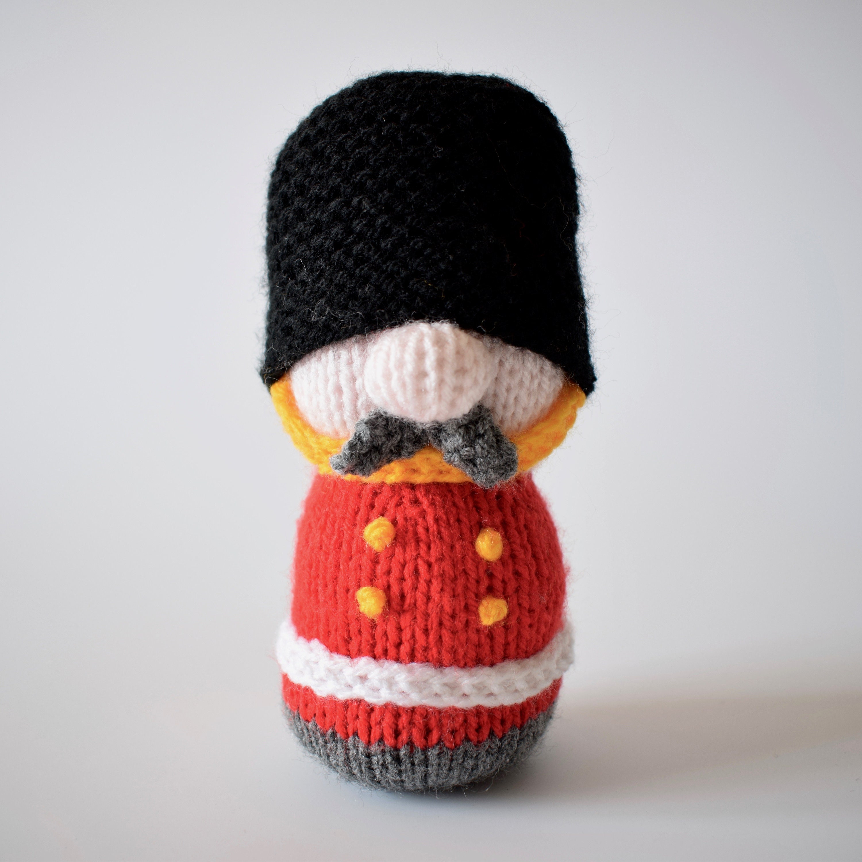 Sergeant Major Busby Toy Soldier Knitting Patterns - Etsy