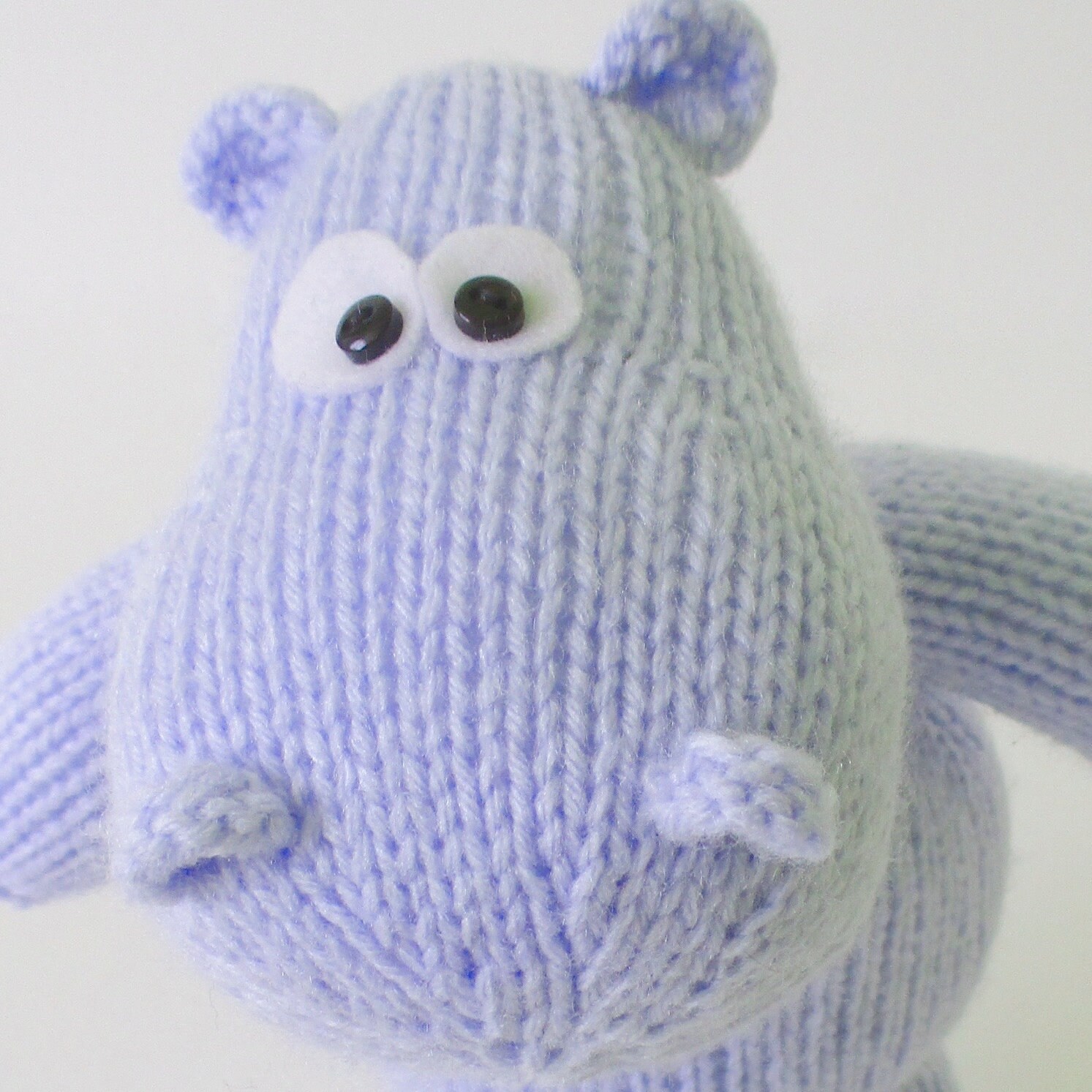 Harry the Hippo Toy Knitting Pattern | Etsy