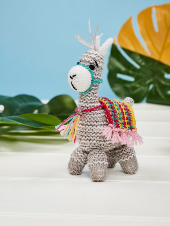 Albie the Alpaca Toy Knitting Pattern - Etsy Australia