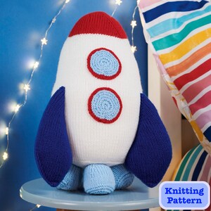 Rocket Cushion Toy Knitting Pattern - Etsy