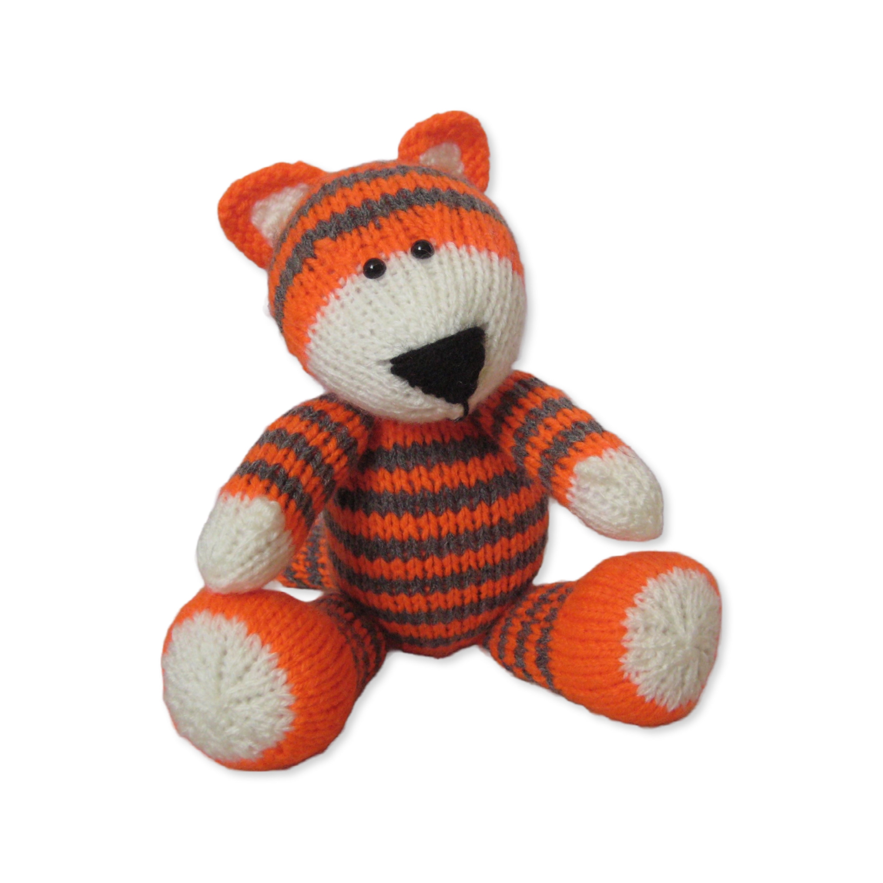 Toby the Tiger Toy Knitting Pattern - Etsy
