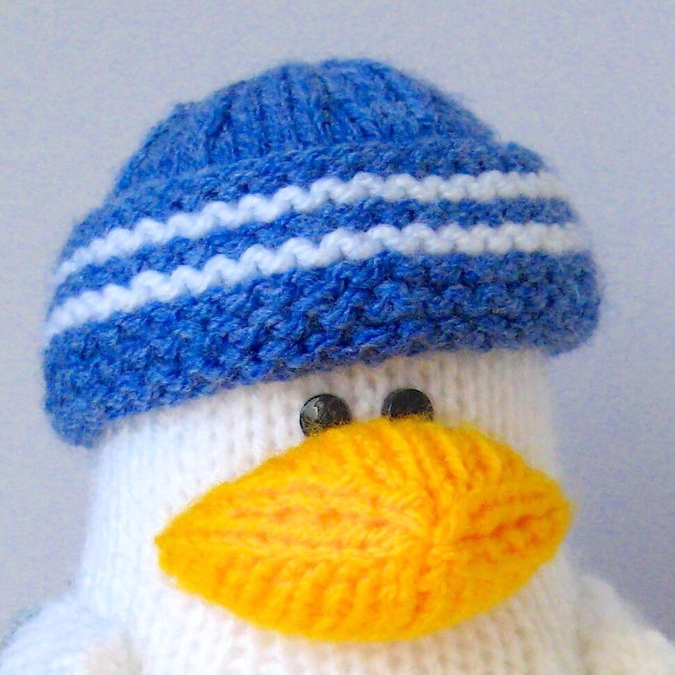 Sid the Seagull Toy Knitting Patterns | Etsy UK