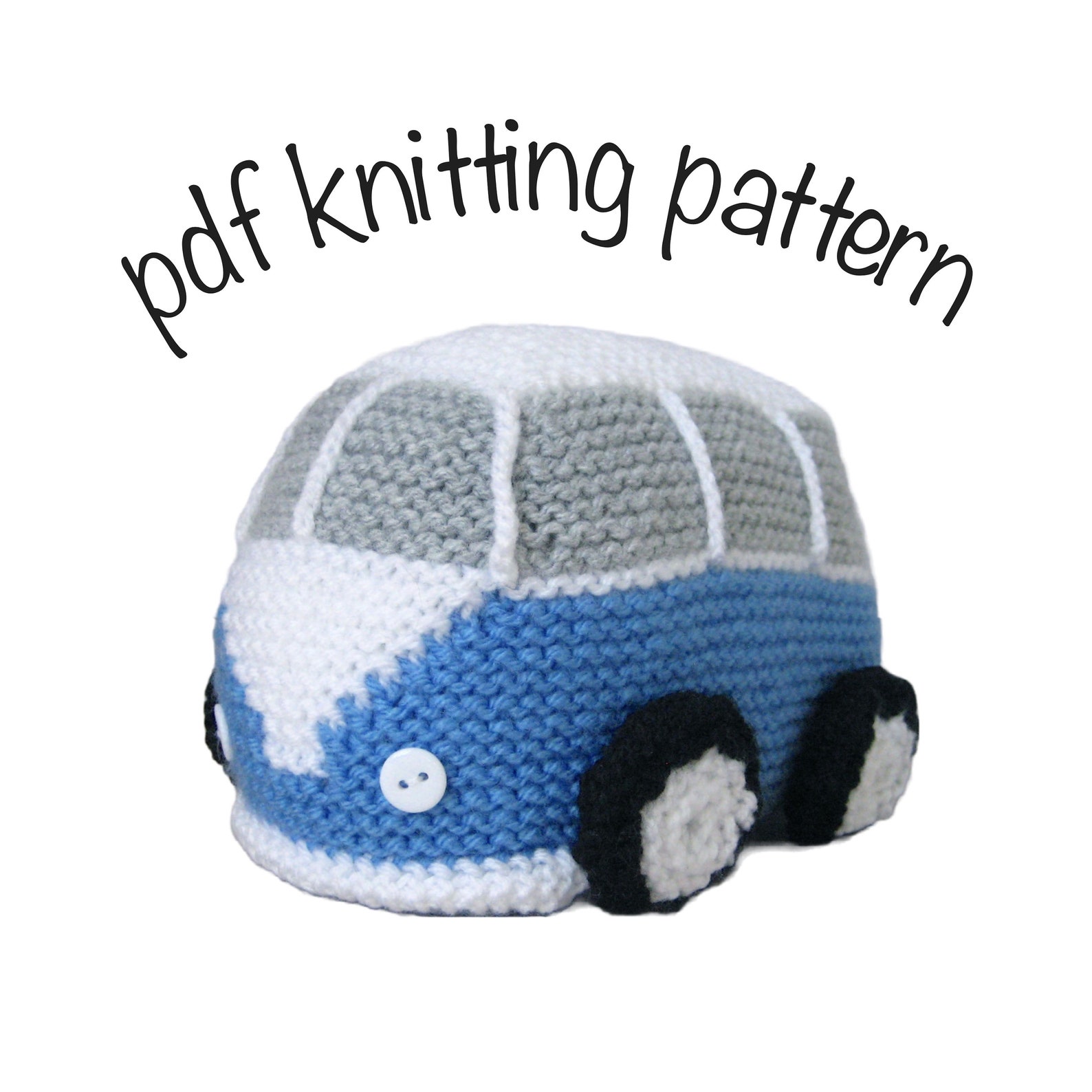 Camper Van Toy Knitting Pattern - Etsy