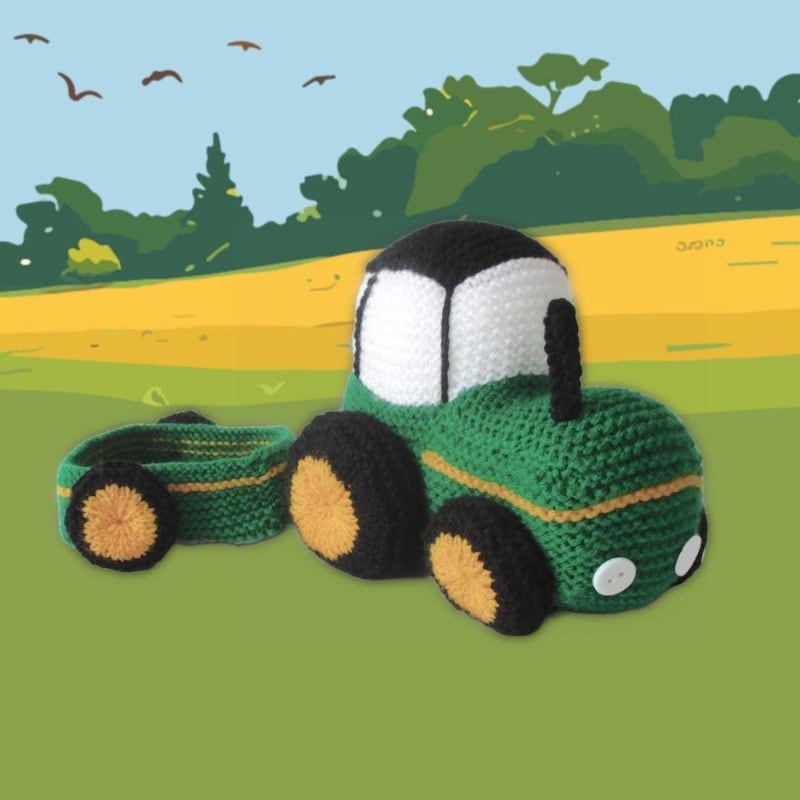 Tractor Crochet Pattern - Etsy