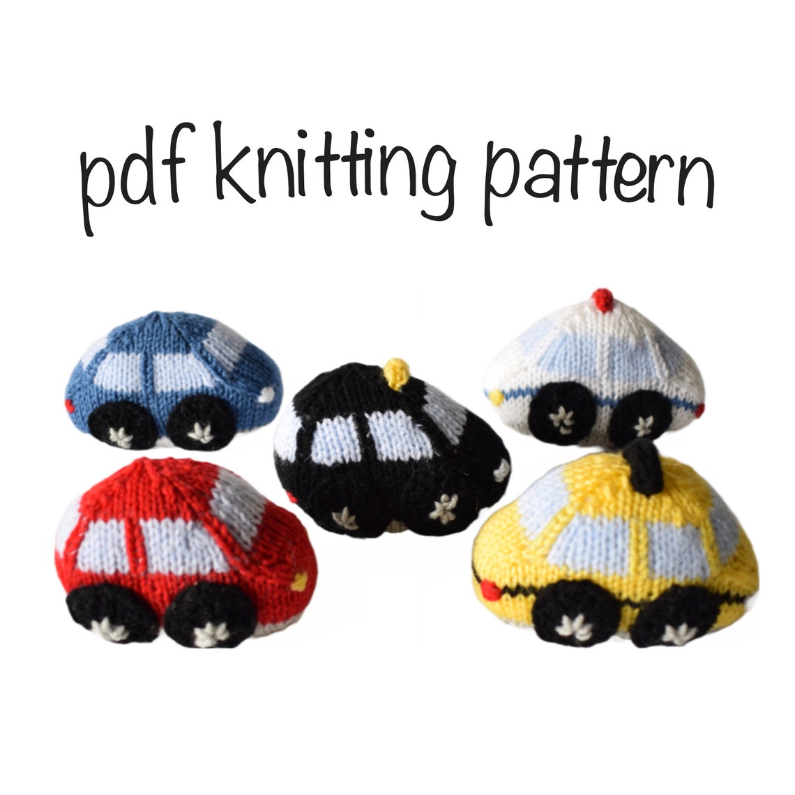 Toy Cars Knitting Patterns - Etsy