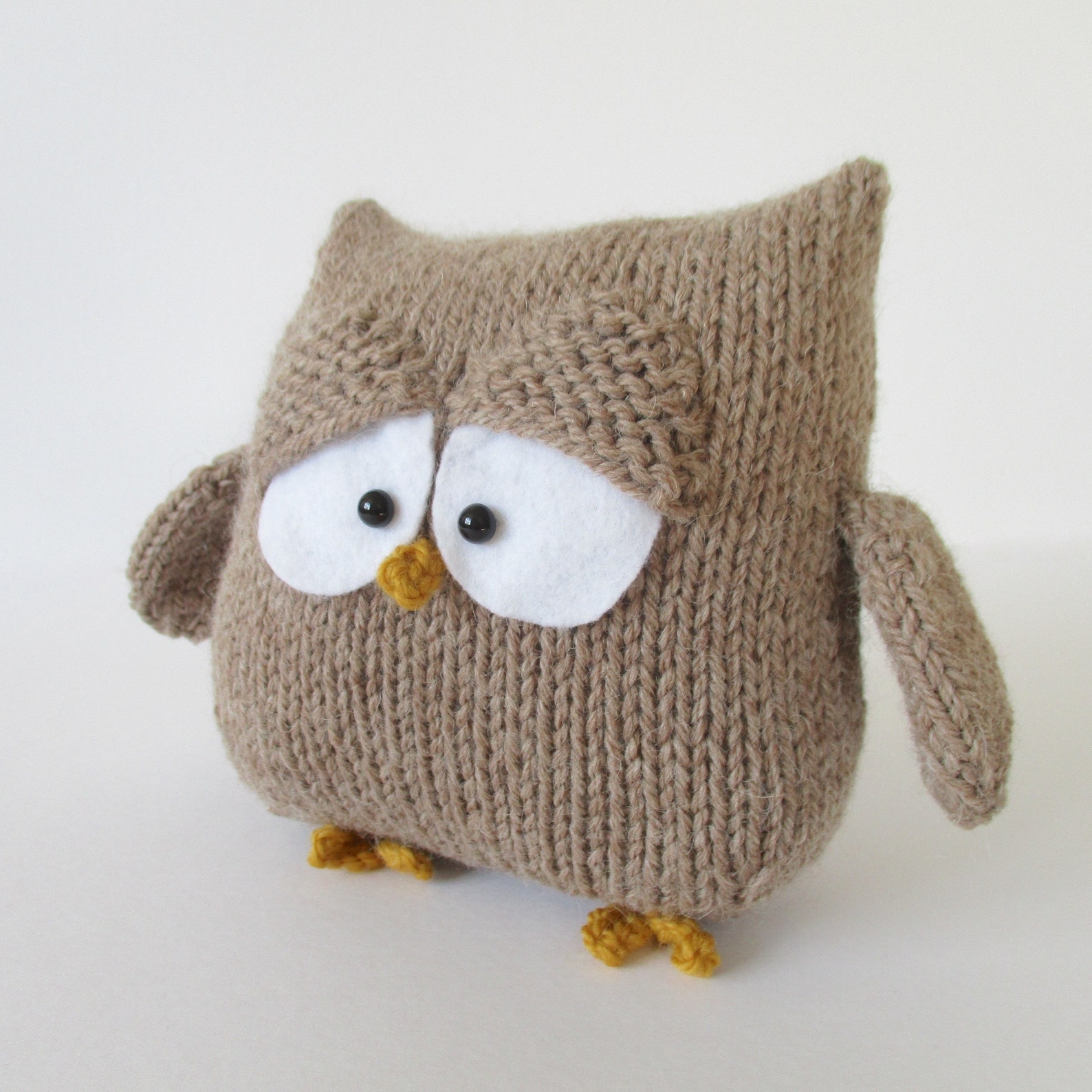 Oscar the Owl Toy Knitting Patterns | Etsy