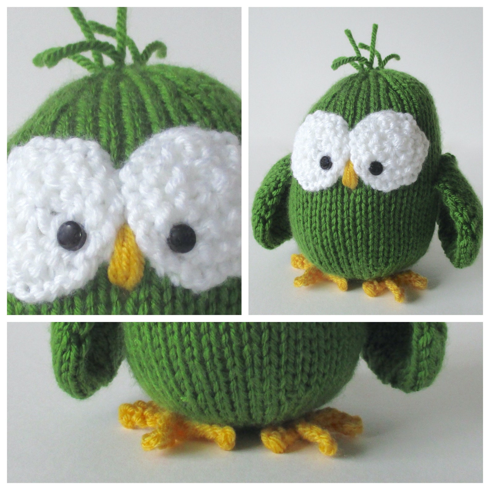Allsorts Owl Toy Knitting Patterns - Etsy