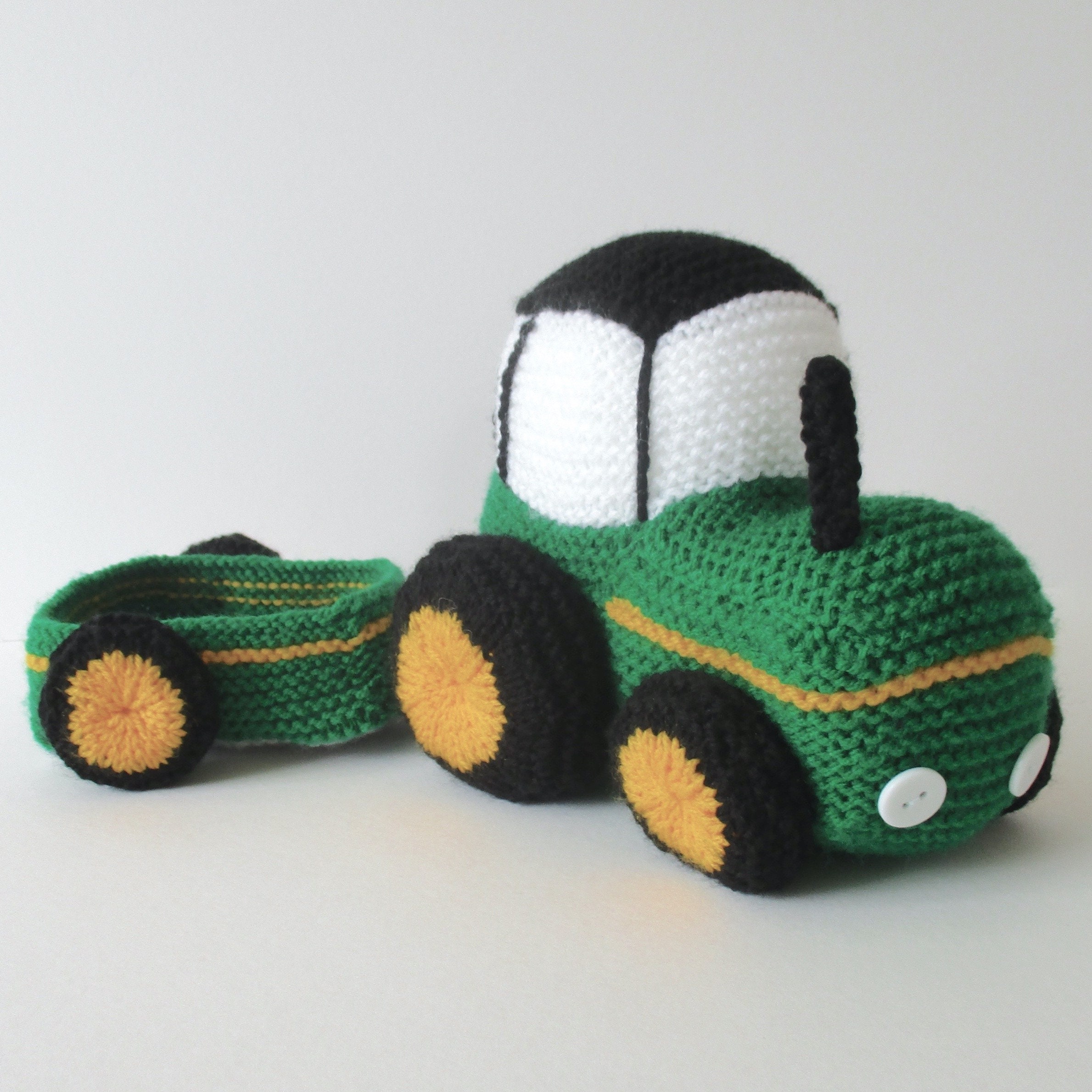 Tractor Knitting Pattern | Etsy