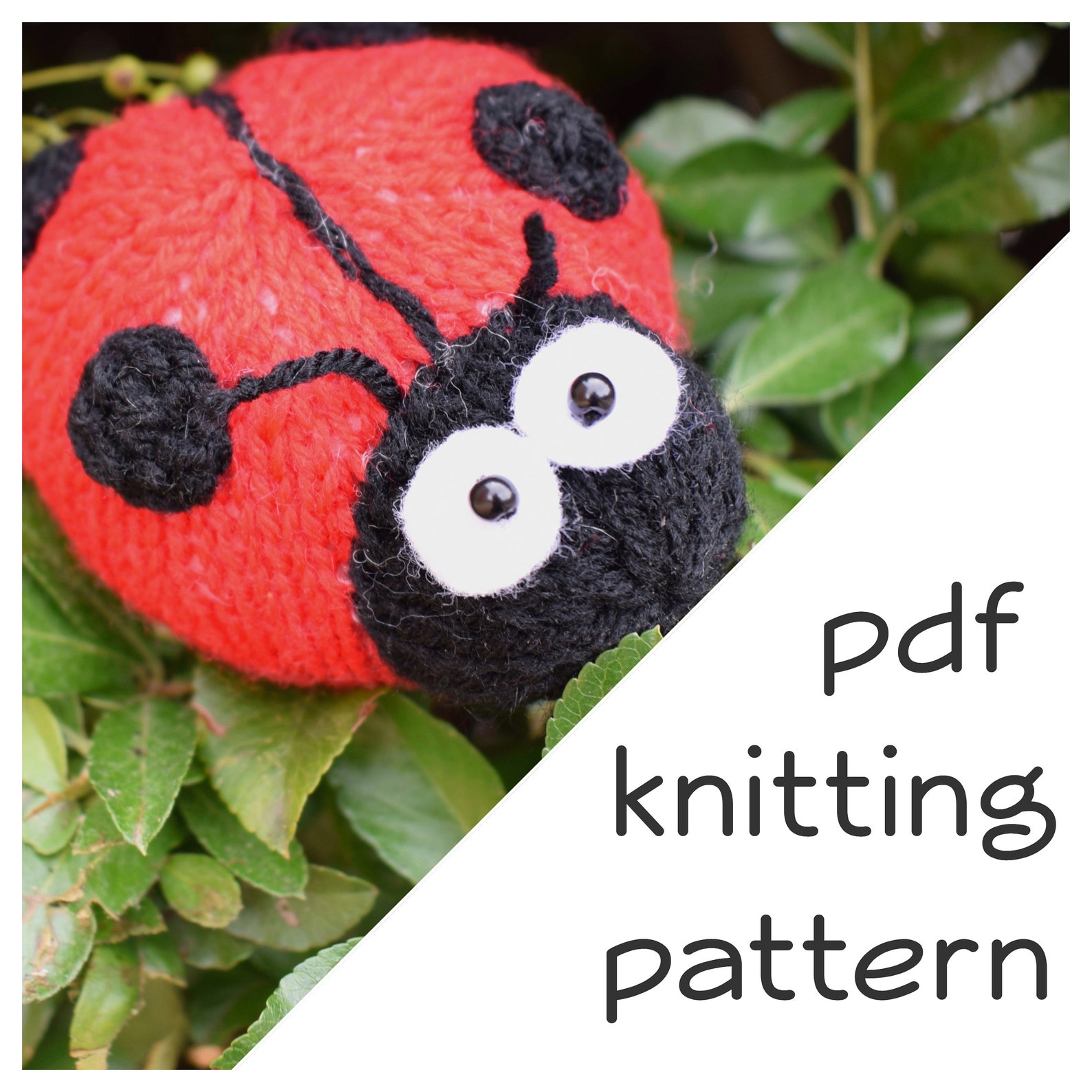 Spots the Ladybird Toy Knitting Pattern - Etsy