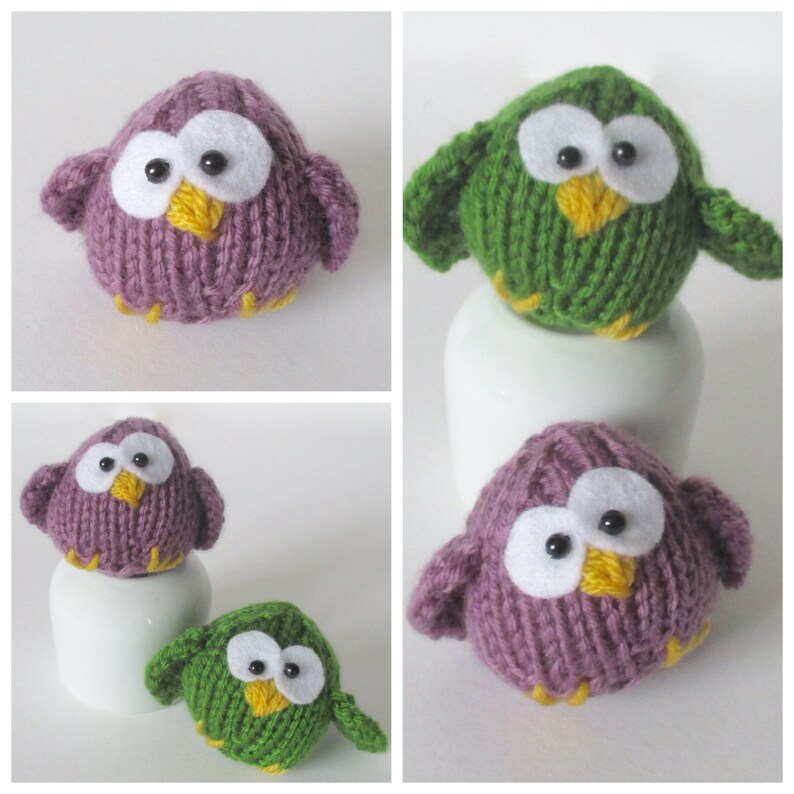 Little Owl Toy Knitting Pattern - Etsy