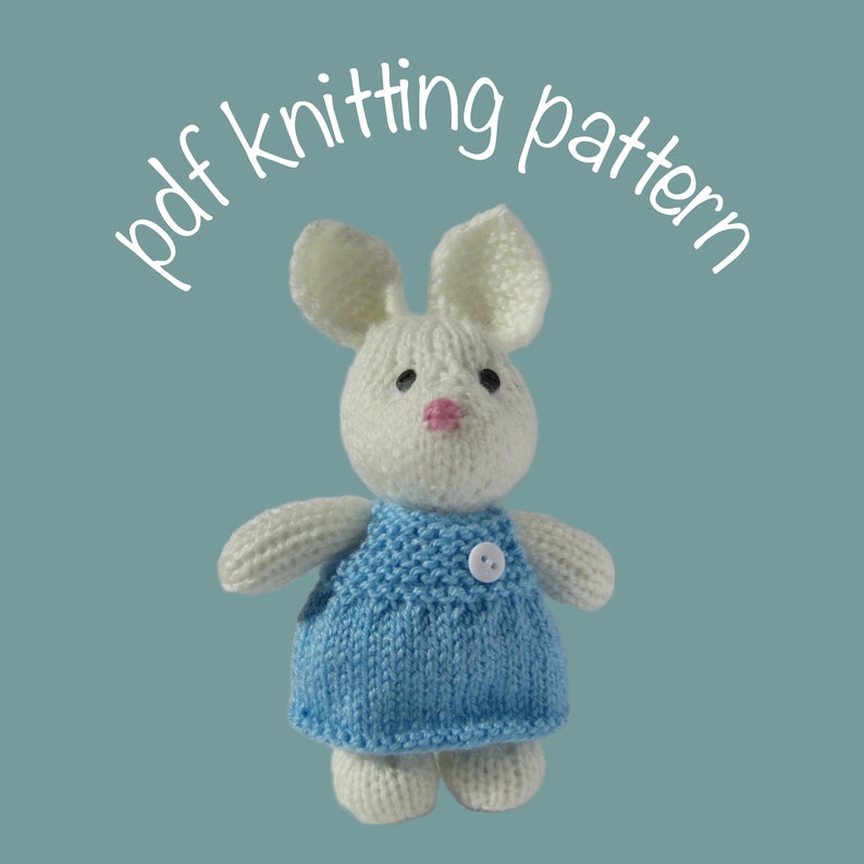 Millie the Rabbit Toy Knitting Pattern - Etsy