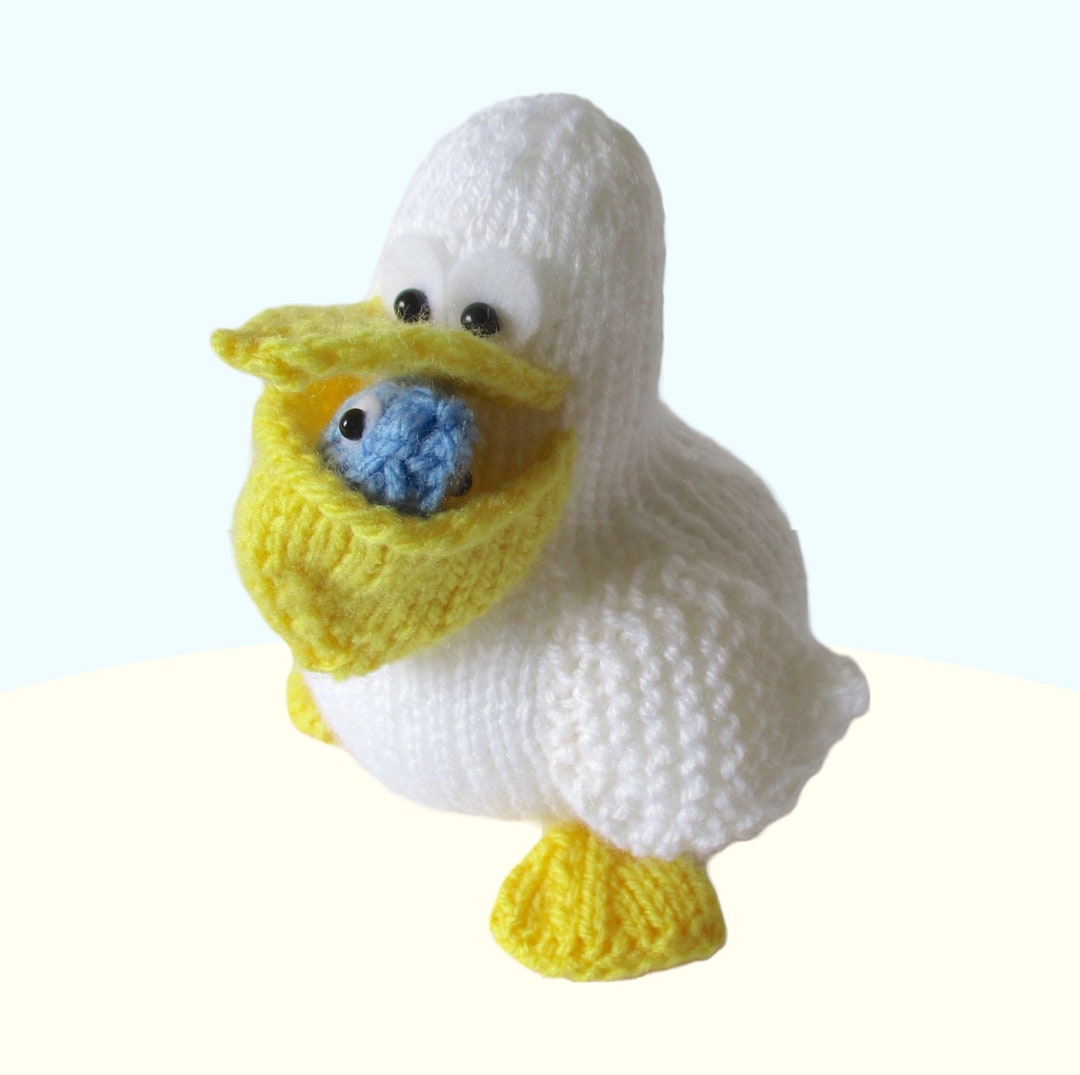 Percy the Pelican Toy Knitting Patterns - Etsy