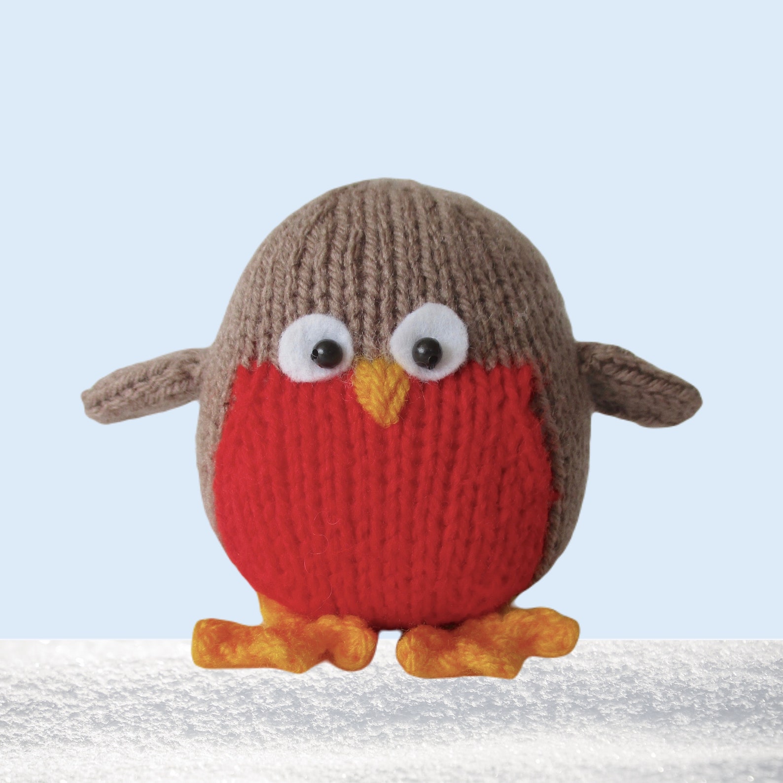 Jolly Robin Toy Knitting Pattern - Etsy