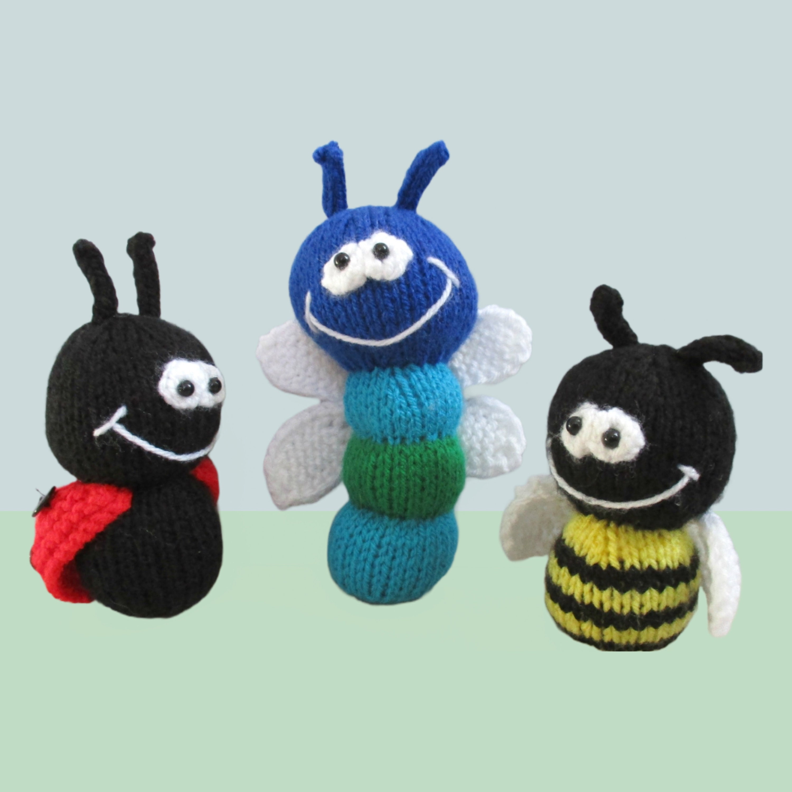 Dinky Bugs Toy Knitting Patterns - Etsy