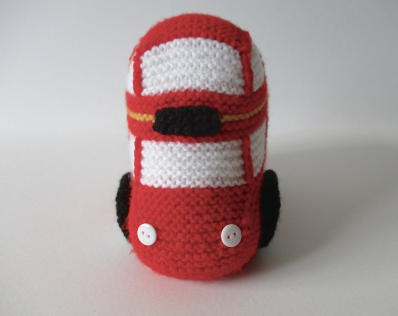 London Bus toy knitting pattern | Etsy