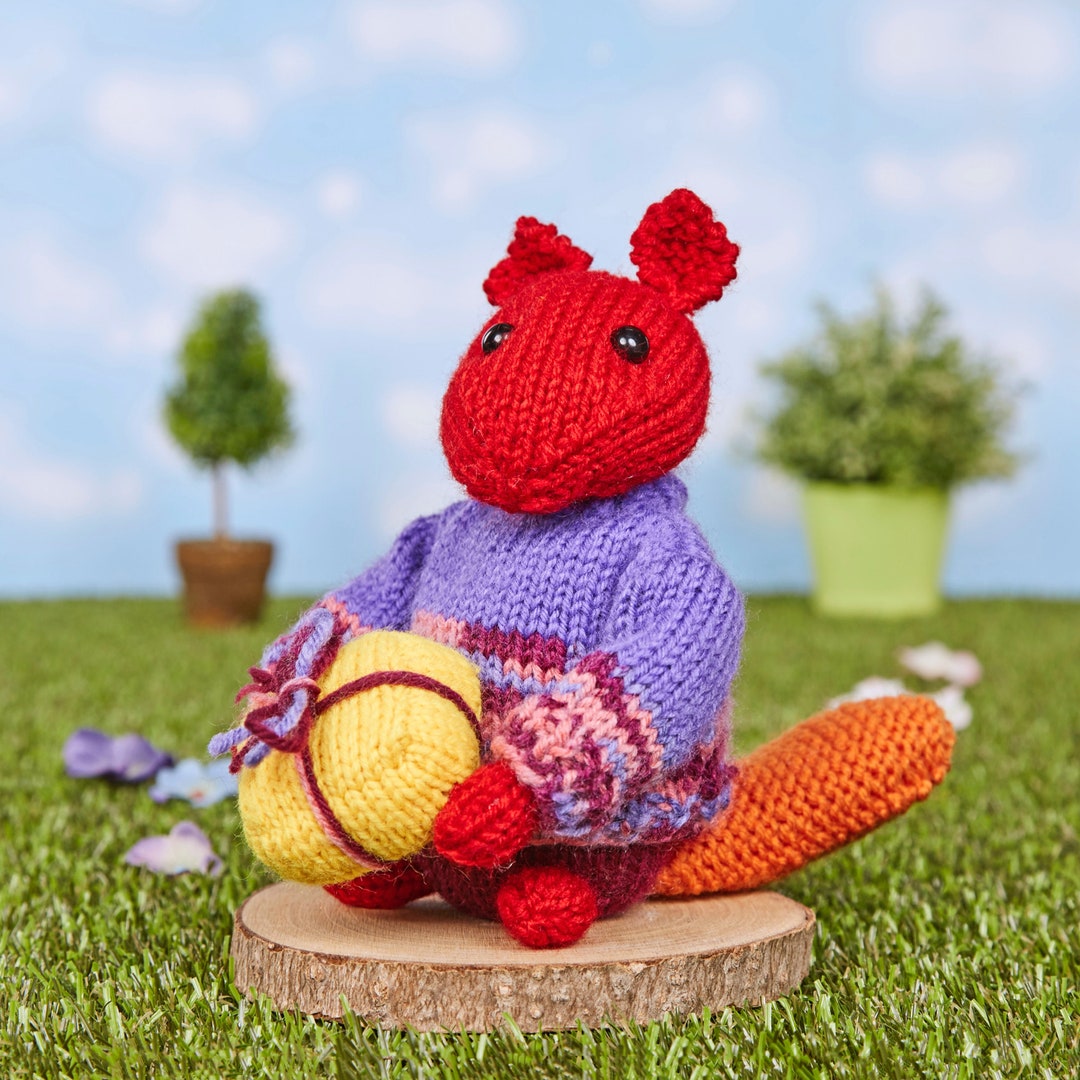 Scamper the Squirrel and Gift Toy Knitting Pattern PDF Digital Download ...