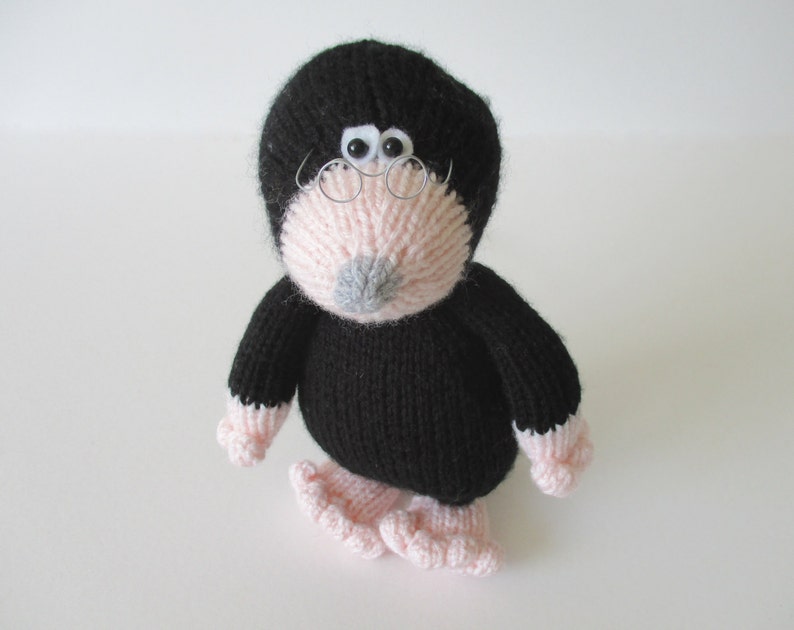 Milton the Mole toy knitting pattern | Etsy