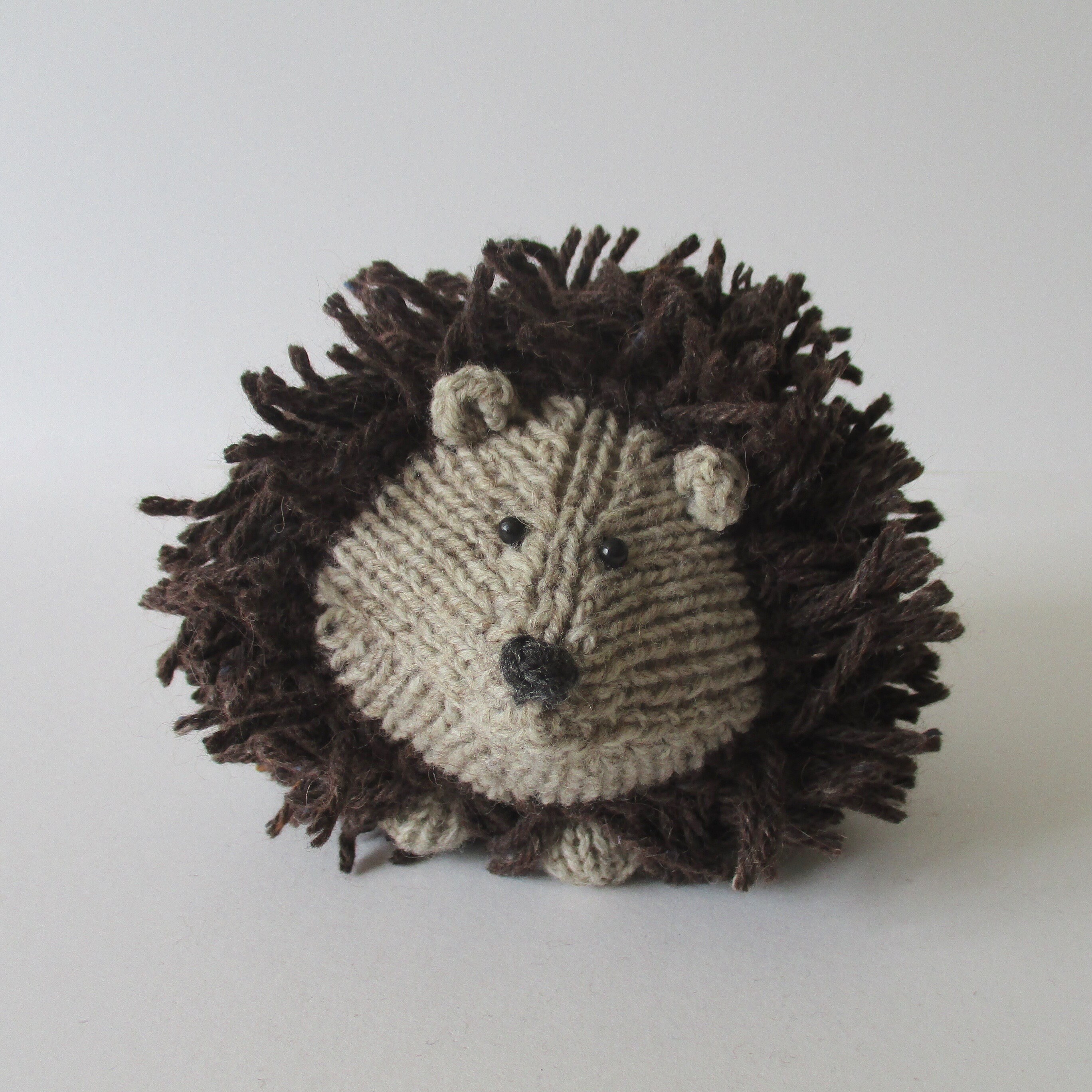 Tweedy Hedgehog Toy Knitting Patterns | Etsy Canada