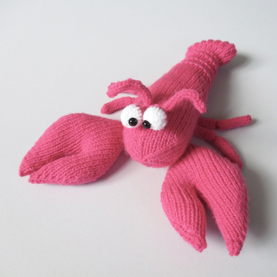 Larry the Lobster Toy Knitting Pattern - Etsy