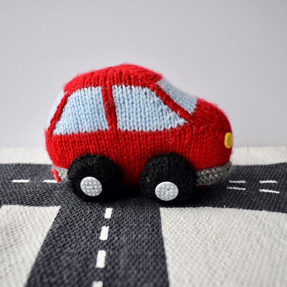 Bubble Car Toy Knitting Pattern | Etsy UK