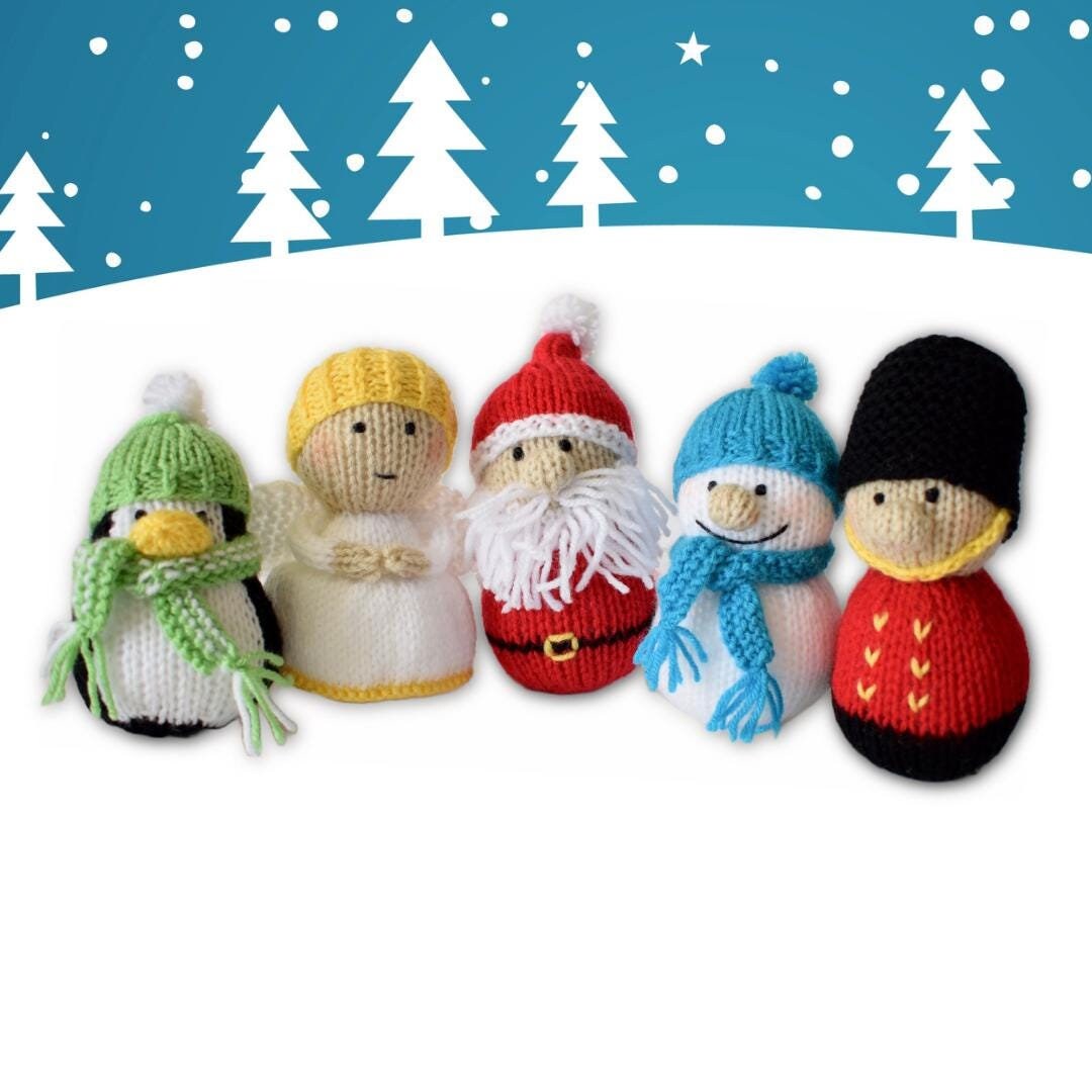 Make It Merry Tree Decorations Knitting Pattern - Etsy