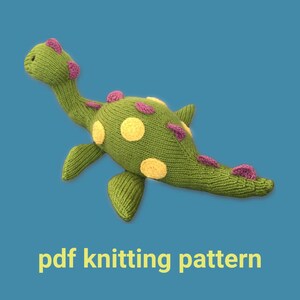 Nessie Toy Knitting Pattern - Etsy