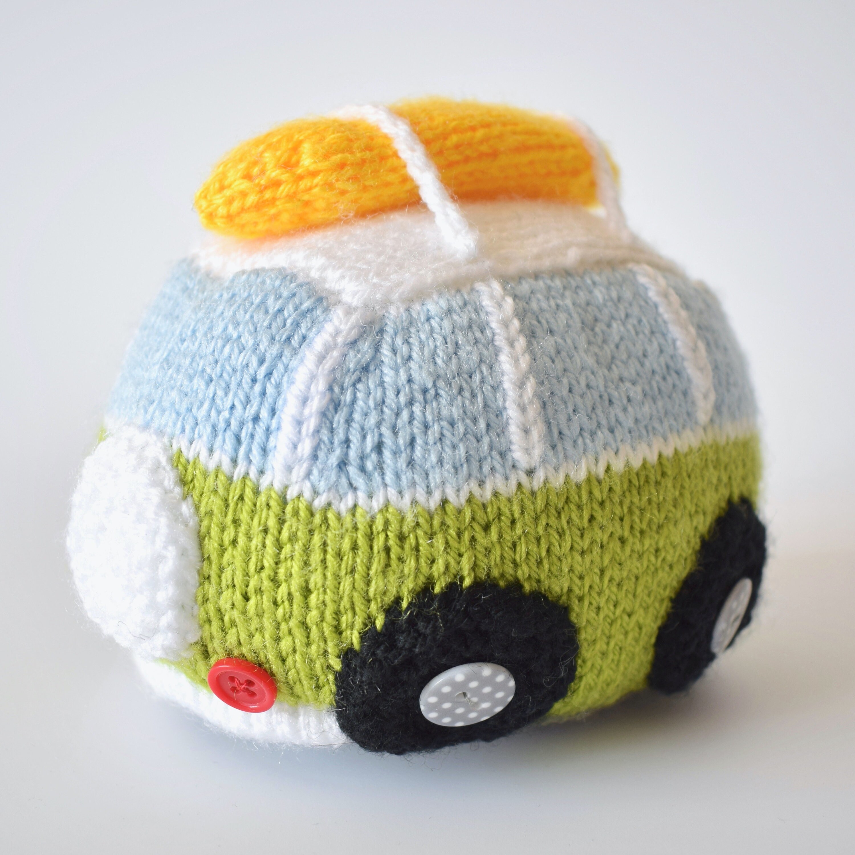 Surf's up Camper Van Toy Knitting Pattern | Etsy