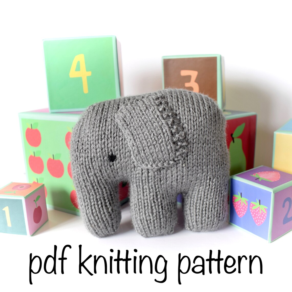 Linus the Elephant Toy Knitting Patterns - Etsy