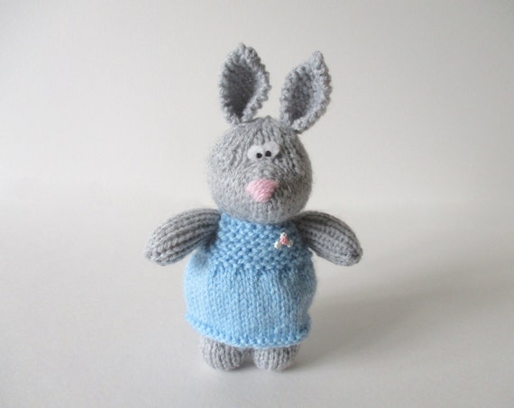 Millie the Rabbit toy knitting pattern | Etsy