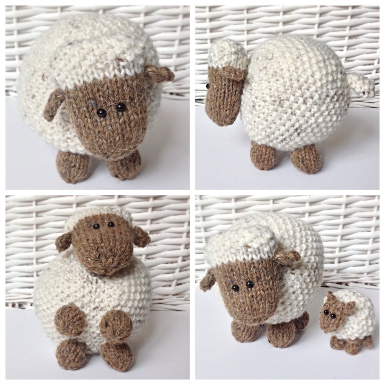 Moss the Sheep Toy Knitting Patterns - Etsy
