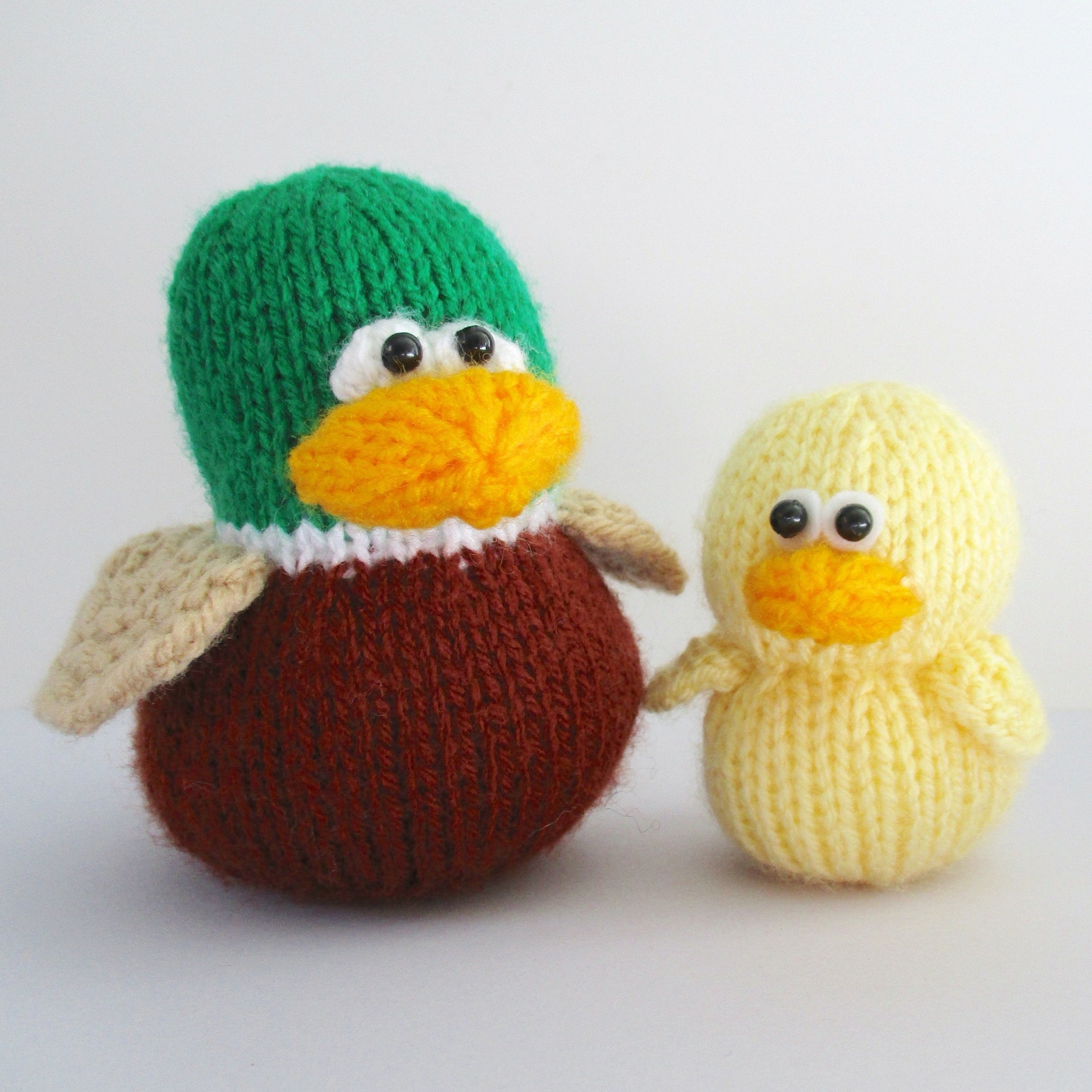 Duckies toy knitting patterns | Etsy