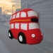 London Bus Toy Knitting Pattern - Etsy