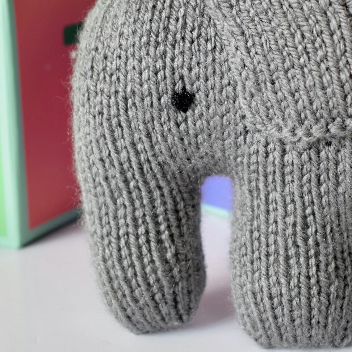 Knitting Pattern: "linus the Elephant" Toy (PDF Digital Download) - Etsy