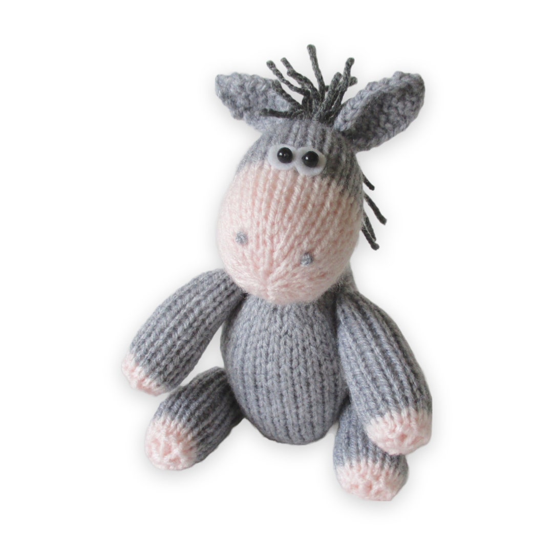 Bobbin the Donkey Toy Knitting Patterns - Etsy