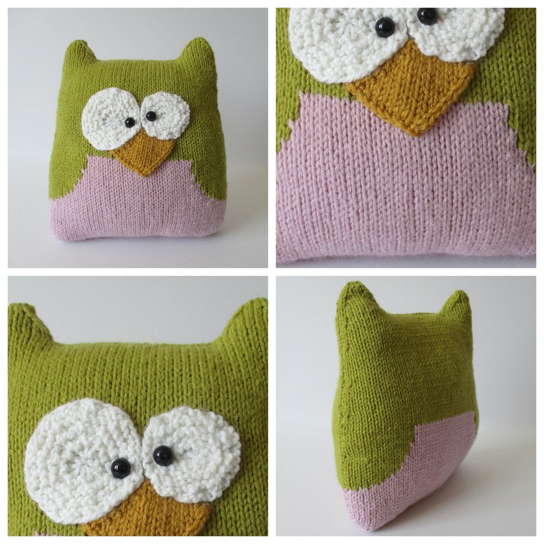 Owl Cushion Knitting Patterns - Etsy