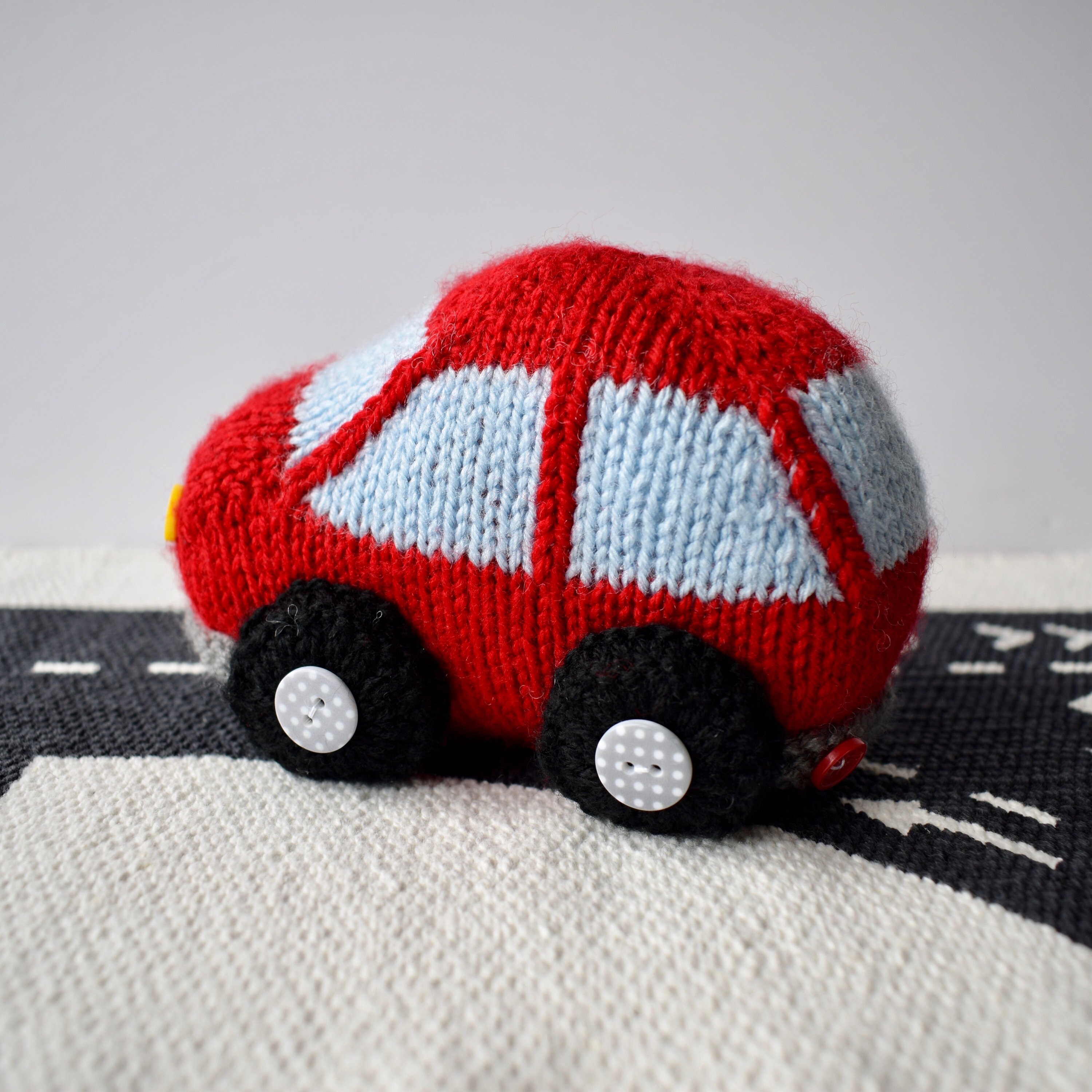 Bubble Car Toy Knitting Pattern | Etsy UK