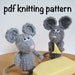 Dinky Mice Toy Knitting Pattern - Etsy UK