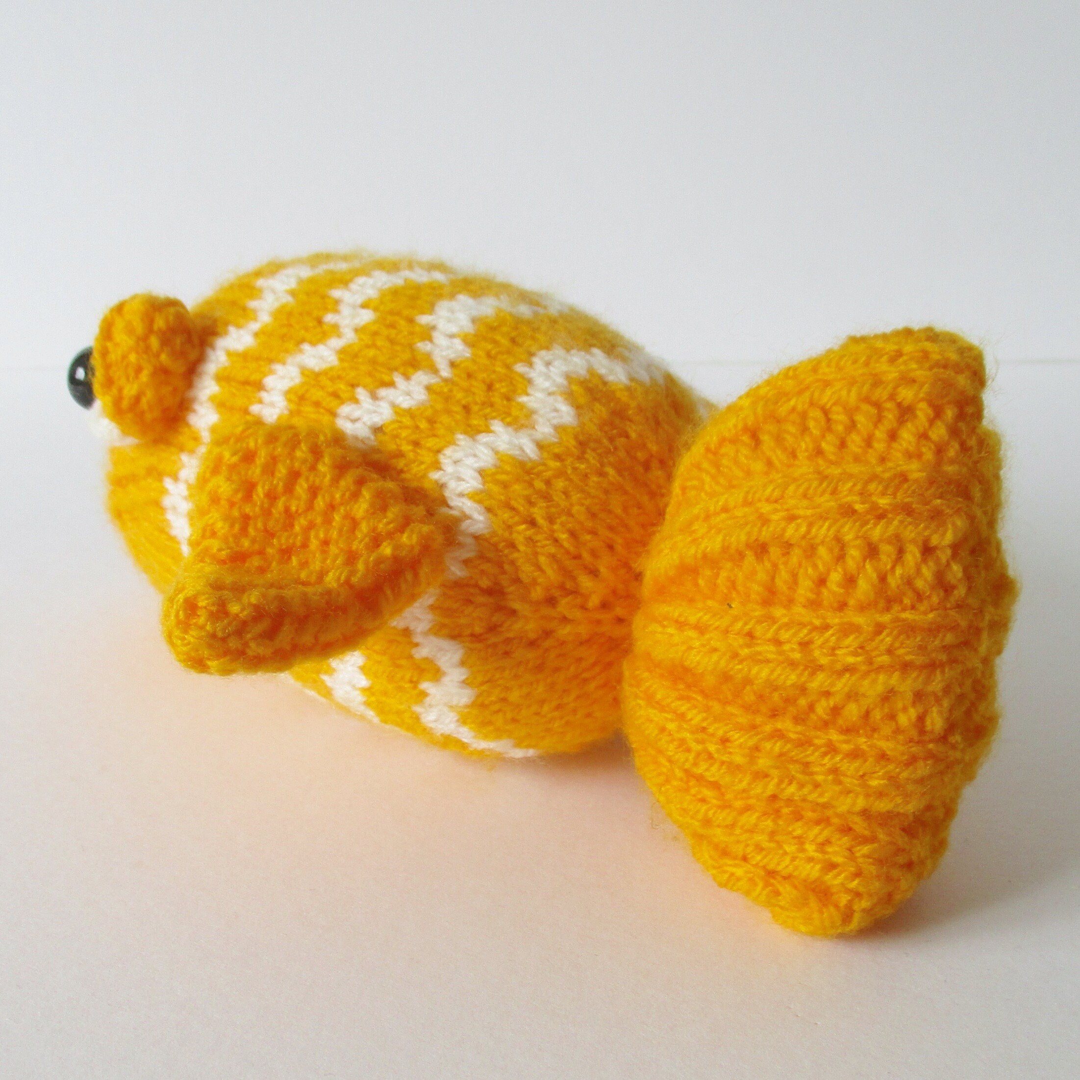 George the Goldfish Toy Knitting Pattern | Etsy